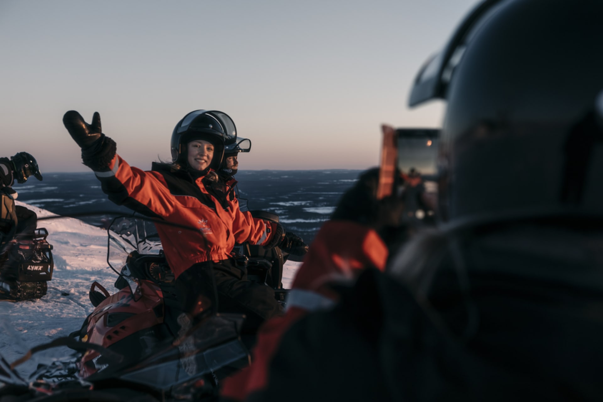 Snowmobile safaris and guides tours in Lapland - Yllas.fi