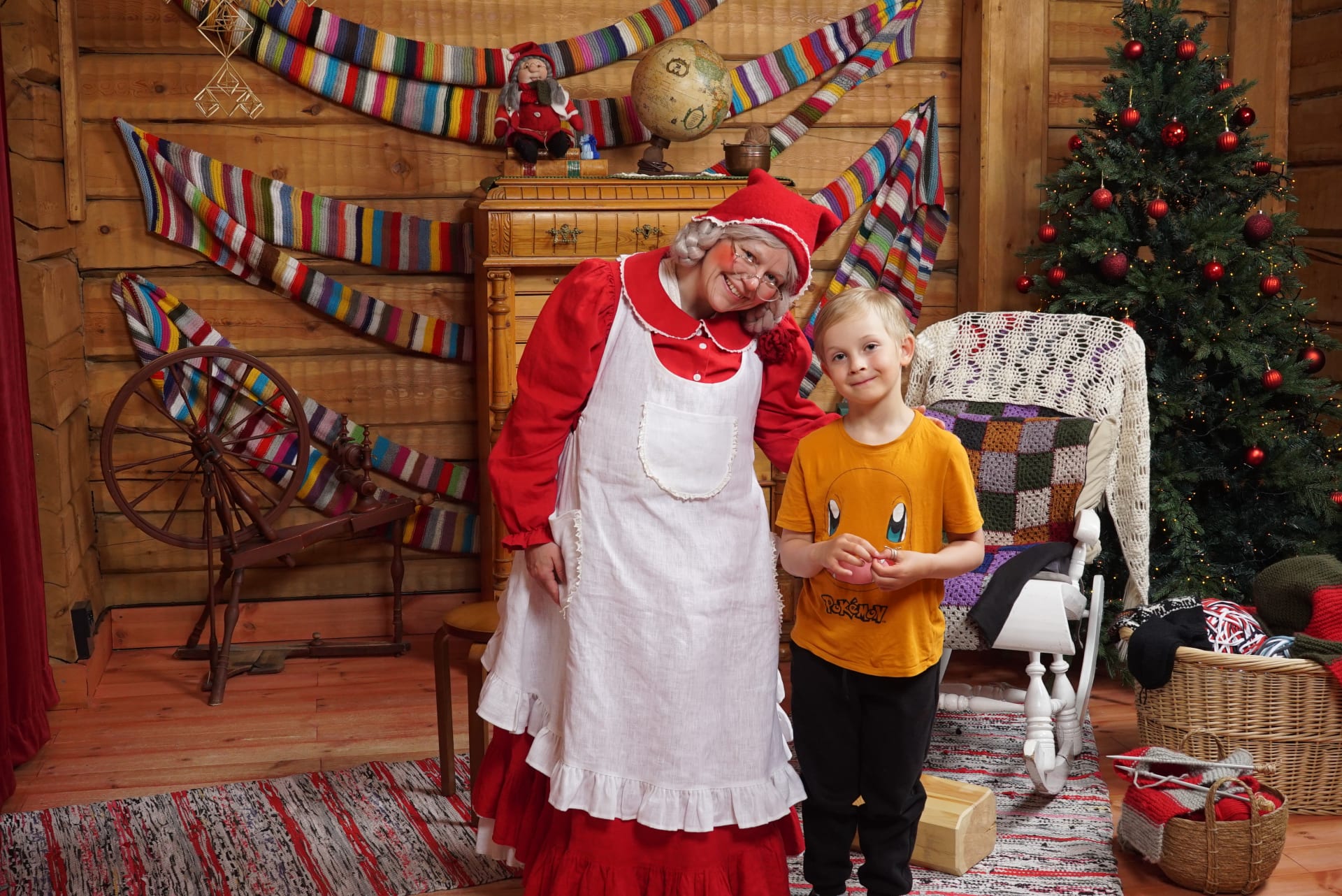 Meet Mrs Santa Claus in Mrs Santa Claus Christmas Cottage in Santa ...