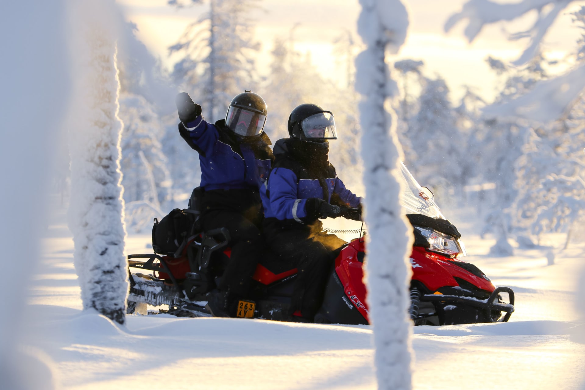 SnowVillage Visit with Snowmobiles | Visit Finland