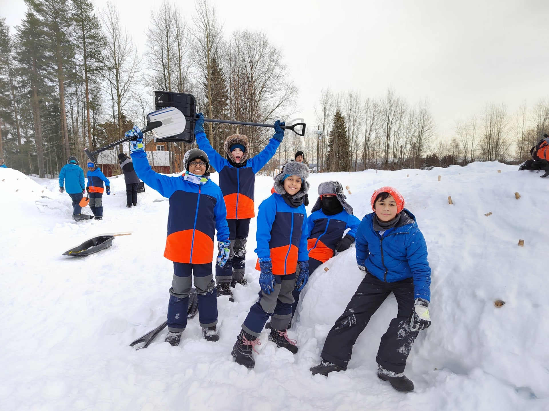 Winter multi-activity week school camp | Visit Finland