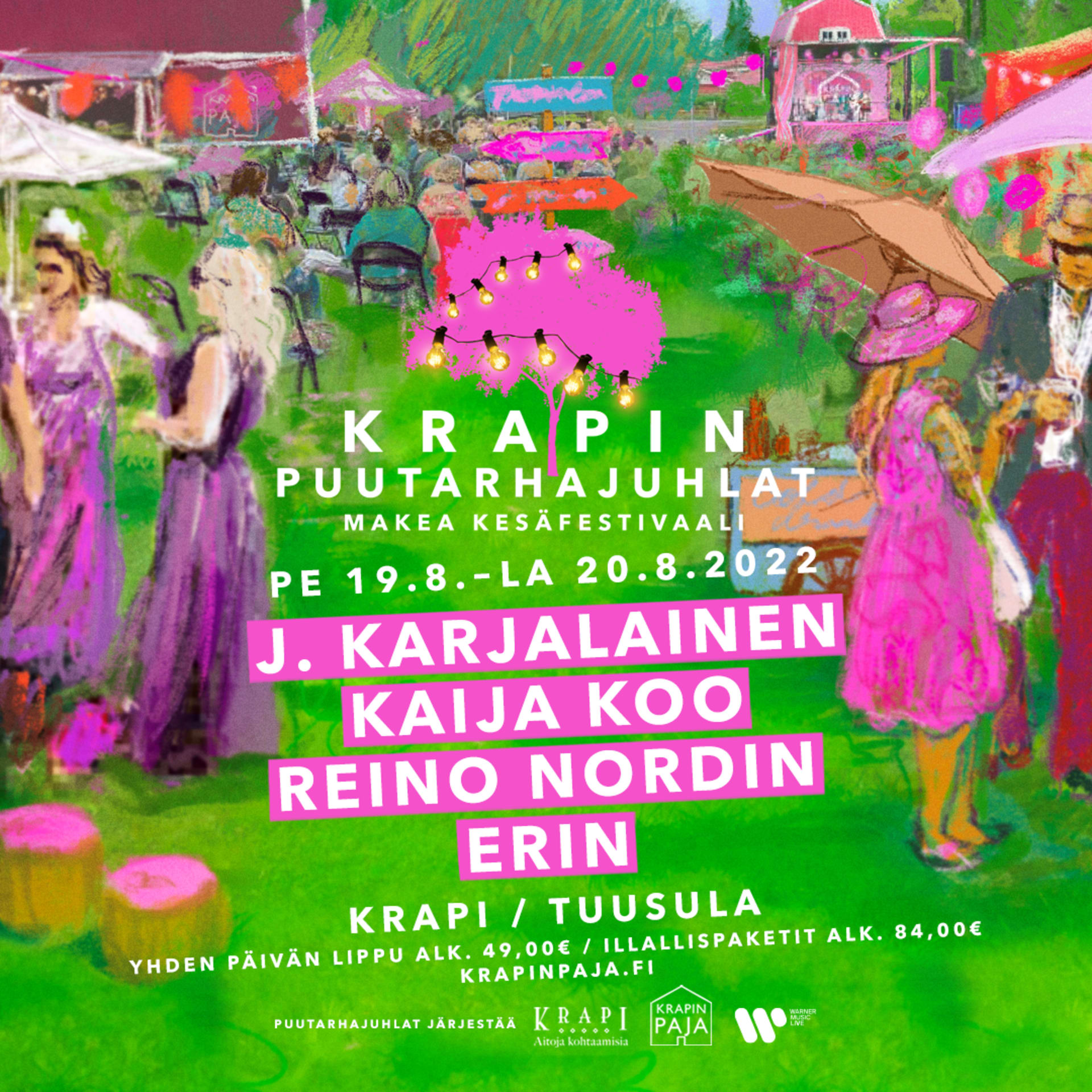 Krapin Puutarhajuhlat, Summer Festival at Lake Tuusula | Visit Finland