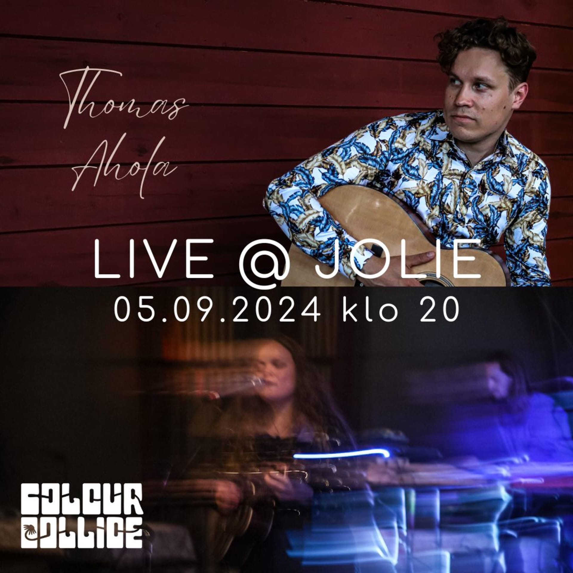 Live@Jolie: Thomas Ahola & Colour Collide | Visit Finland