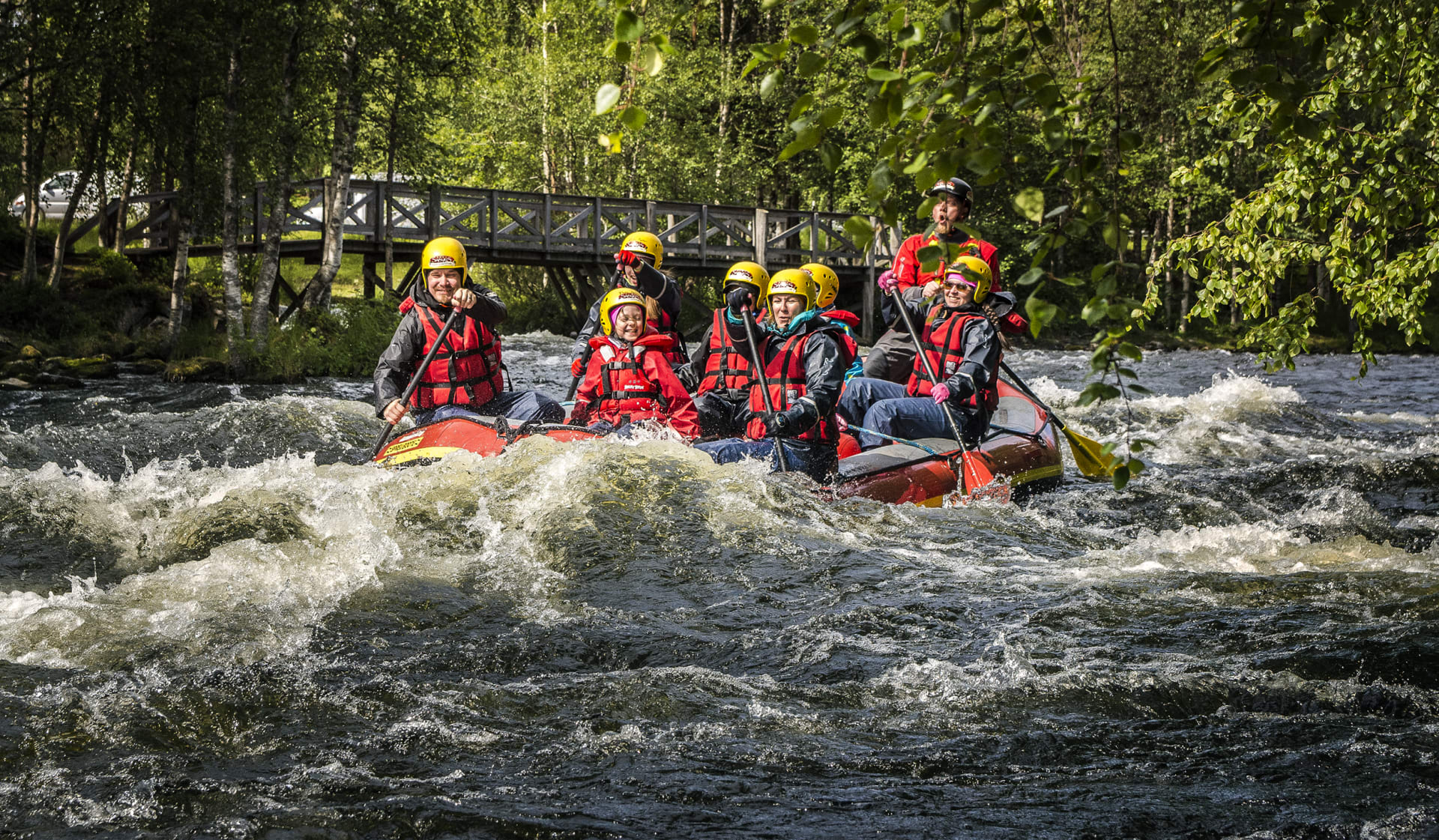 River rafting fun for families | Visit Finland